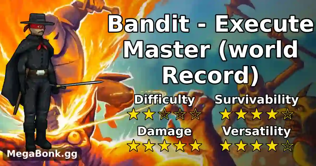 Bandit - Execute Master (world Record) - Bandit Build | Megabonk.gg