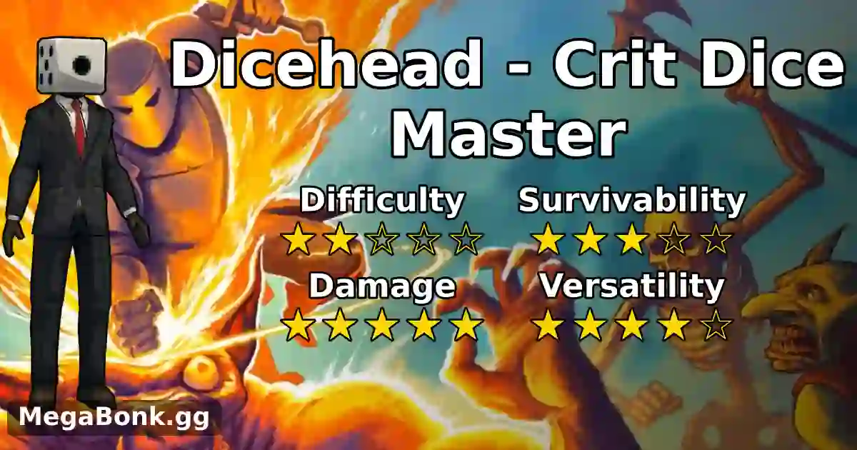 Dicehead - Crit Dice Master - Dicehead Build | Megabonk.gg