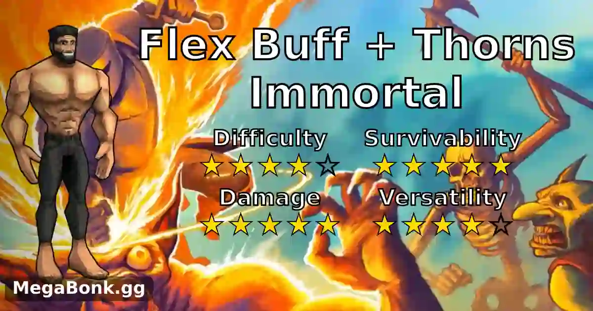 Flex Buff + Thorns Immortal - Megachad Build | Megabonk.gg