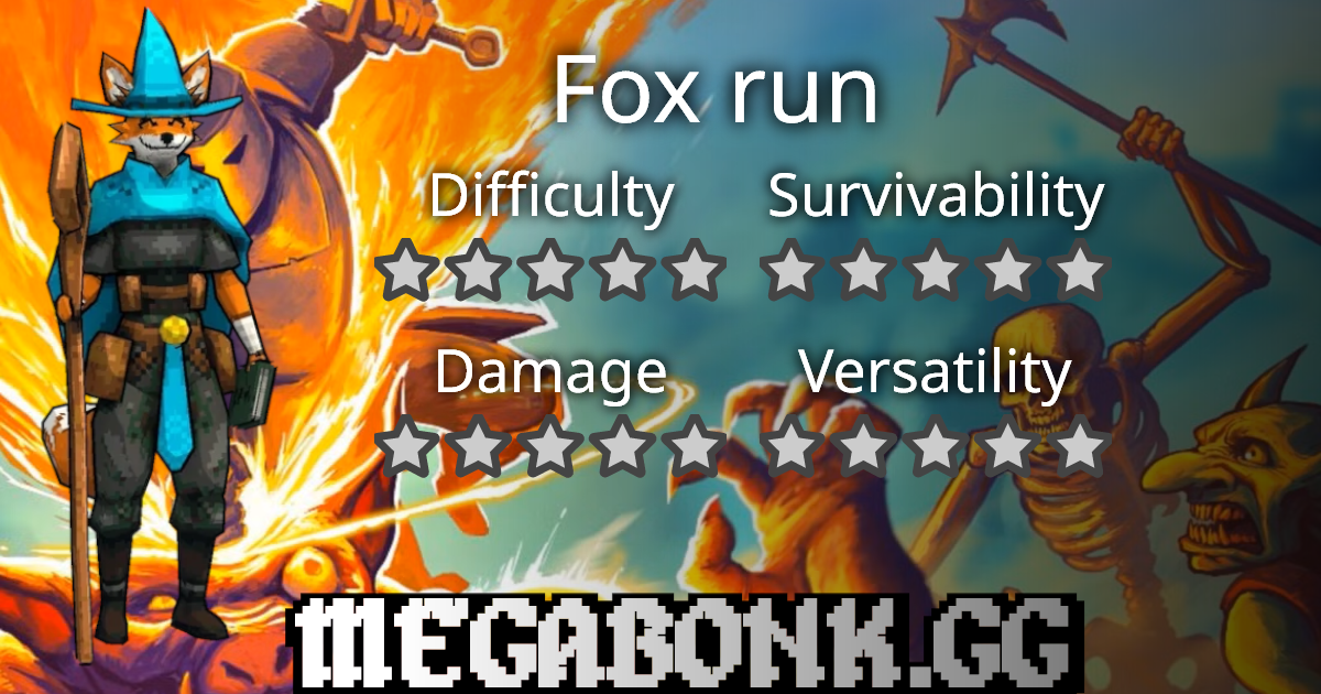 Fox Run - Fox Build | Megabonk.gg