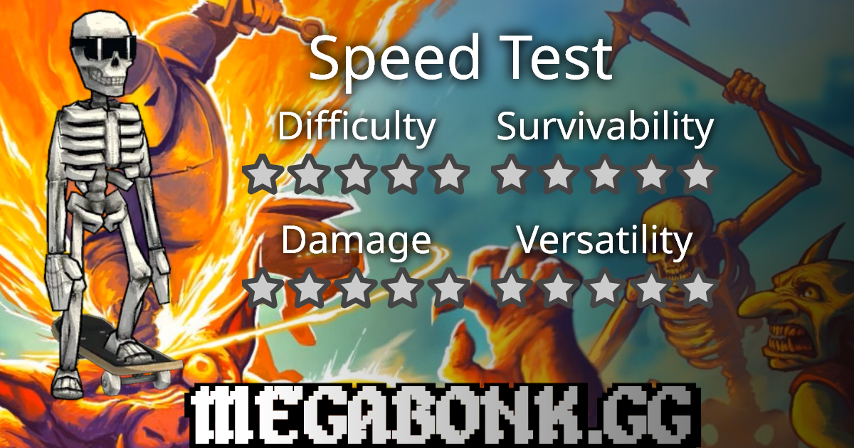 Speed Test - Calcium Build | Megabonk.gg