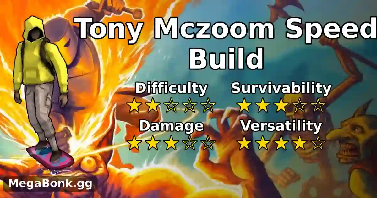 Tony Mczoom Speed Build - Tony McZoom Build | Megabonk.gg